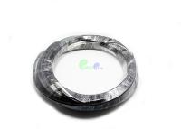 China Outdoor CPRI Fiber Patch Cable LC - LC  OM2 MM 50 / 125 Duplex 7mm 50m Black Anti - UV LSZH with armored Fanout tails for sale