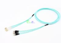 China LC - ST Fiber Optic Patch Cables 6 Cores MM 50 / 125  Fanout 2mm Tails Multifibers for sale