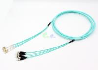 China LC - ST Fiber Optic Patch Cables 6 Cores MM 50 / 125  Fanout 2mm Tails Multifibers for sale