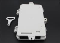 China Empty 6 Cores Fiber Optic Cable Junction Box ABS Material Waterproof With Locker for sale