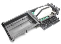 China 16F 24F IP68 Black Plastic Fiber Optic Closure For Wall Mount And Outdoor Application for sale