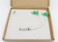 China Blockless / Micro - Sealing Fiber Optic PLC Splitter 1*16 With LC APC Connector for sale