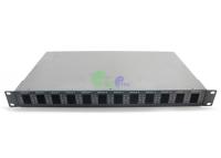 China 96 Fibers Singlemode 1U MPO MTP Cassette Flat for sale