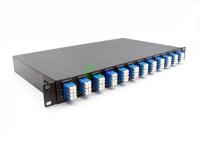 China 96 Fibers Singlemode 1U MPO MTP Cassette Flat for sale