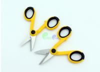 China Yellow Indoor Fiber Optic Tools Fiber Optic Scissors / Cutter For Cable's Kelvar Cut for sale
