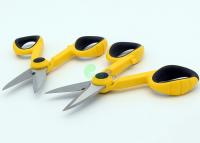 China Yellow Indoor Fiber Optic Tools Fiber Optic Scissors / Cutter For Cable's Kelvar Cut for sale