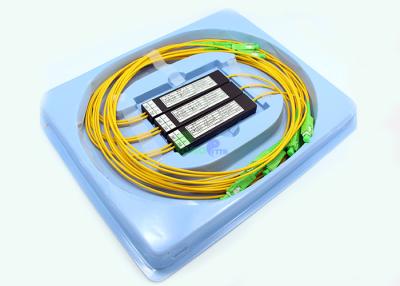 China Dual Windows Fiber Optic Coupler SM 1310 / 1550nm With SC APC 2.0mm Connector for sale