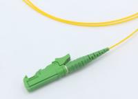 China IEC Grade B Simplex 0.9mm Fiber Pigtails Patch Cords E2000 APC for sale