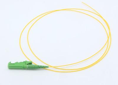 China IEC Grade B Simplex 0.9mm Fiber Pigtails Patch Cords E2000 APC for sale