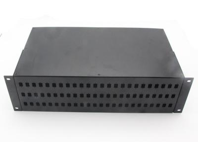 China 144F Rack Mount Optical Fiber Distribution Frame Unique Structure Reasonable Layout for sale