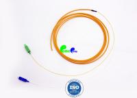 China SC APC + SC UPC Fanout Pigtail Patch Cord 3.0mm With Low Back Reflection Loss for sale