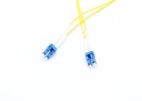China LC - LC Fibre Optic Patch Cable OS2 SM 9 / 125μm Duplex 2.0mm LZSH for 1G/10G/40G/100G/400G for sale