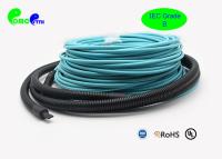 China OM3 24F Pre-terminted cable LC UPC - LC UPC OM3 50 /125um Mini Breakout Optical Patch Cord With Protect Tube for sale