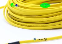 China Fiber optic Patch Cable LC UPC to SC UPC OS2 G657B3 9 /125um Flat  Duplex Fanout 2.0mm LSZH for sale