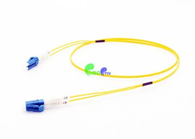 China LC - LC Fiber Optic Patch Cables Duplex available for SM OS2 ,OM1, OM2,OM3,OM4,OM5 IEC Grade B and IEC grade C for sale