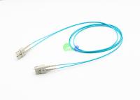 China IEC Grade B SC Duplex Fiber Optic Patch Cables High Quality Zirconia Ferrules for sale