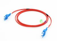 China IEC Grade B SC Duplex Fiber Optic Patch Cables High Quality Zirconia Ferrules for sale