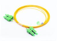 China IEC Grade B SC Duplex Fiber Optic Patch Cables High Quality Zirconia Ferrules for sale