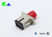 China LC Fiber Optic Adapter, LC Hybrid Fiber Optic Adapter with Plastic or Copper Material for sale