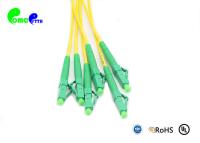 China 6F Pre-terminated cable LC APC - LC UPC OS2 G657A2 break out 2.0mm Fibre Optic Patch Cord for sale
