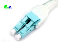 China OM3 10G Uniboot LC PC - LC PC Fiber Patch Cord uni-tube Duplex 3.0mm 50 / 125 LSZH  for 10G Application for sale