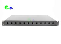 China FC E2000 MPO ODF Patch Panel 12 Port Optical Distribution Frame Rack Mount for sale