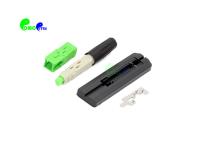 China FTTH Fast Connector SC APC Field Assembly Connectors 0.9 / 2.0 / 3.0mm Quick Install Connector for sale