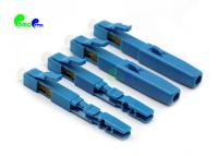 China Fiber Optic Connectors LC UPC Simplex Singlemode With 9 / 125μm Pre - Polished Ferrule Field Assembly Fast Install for sale