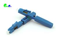 China Fiber Optic Connectors LC UPC Simplex Singlemode With 9 / 125μm Pre - Polished Ferrule Field Assembly Fast Install for sale