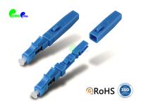 China Fiber Optic Connectors LC UPC Simplex Singlemode With 9 / 125μm Pre - Polished Ferrule Field Assembly Fast Install for sale
