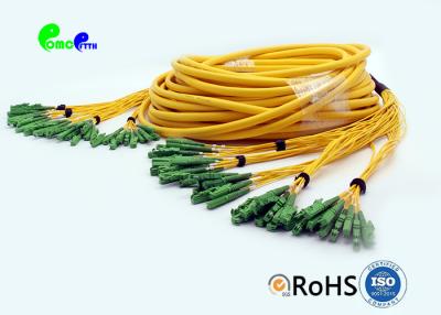 China E2000 - E2000 48F Fiber Optic Patch Cables OS2 Multifiber Single Mode Breakout for sale