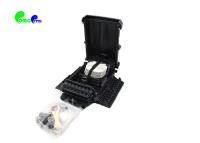 China Fiber Optic Closure FTTH Wall Mount Fiber Distribution Box Splice / Splitter Closure 2 Ports Plastic for sale