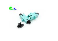 China Fiber Optic Adapter SC Female To SC Female Simplex High Return Loss With Inner Shutter - Full flange for sale