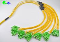 China PVC/LSZH Jacket Fiber Optic Patch Cables SC APC - SC APC 72 Fibres Single Mode Breakout for sale