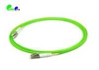 China OM5 Fiber Optic Patch Cables LC PC To LC PC Duplex OM5 50 / 125  2M LSZH for 100Gig Data Center for sale