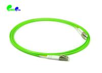 China OM5 Fiber Optic Patch Cables LC PC To LC PC Duplex OM5 50 / 125  2M LSZH for 100Gig Data Center for sale