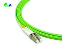 China OM5 Fiber Optic Patch Cables LC PC To LC PC Duplex OM5 50 / 125  2M LSZH for 100Gig Data Center for sale