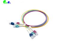 China Polarity Switchable Fiber Patch Cord LC Uniboot OM1/OM2/OM3 With Pull Tab  unitube 2.0mm Duplex IEC Grade B and C for sale