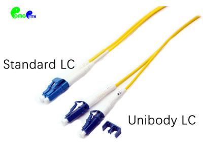 China Unibody LC - LC SM  Duplex 2.0mm Fiber  Patch cord / Pigtail from China available for SM ,  OM1  ,OM2 , OM3 ,  OM4 , for sale