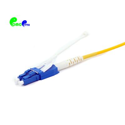 China Polarity Switcha Uniboot LC - LC Duplex Fiber optic patch cables with  Pull Tab  Single Mode / OM1 / OM2 / OM3 3.0mm for sale
