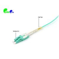 China Polarity Switcha Uniboot LC - LC Duplex Fiber optic patch cables with  Pull Tab  Single Mode / OM1 / OM2 / OM3 3.0mm for sale
