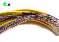 China 12F Pre-terminated patch cable LC APC - LC UPC G657A1 straight  fanout 900um cable 3m LSZH for sale