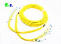 China 24F LC - LC Fiber Optic Patch Cord SM  Pre Terminated Assembly Staggered 2.0mm for sale