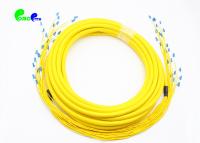 China 24F LC - LC Fiber Optic Patch Cord SM  Pre Terminated Assembly Staggered 2.0mm for sale