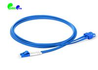 China Armored Fiber Optic Patch Cable 1m SC UPC To LC UPC Duplex OS2 Single Mode Patch Cord Jumper for sale