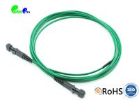China OM5 Multimode PVC Patch Cord Fiber Jumper Duplex 1m MTRJ To MTRJ High Anti Tensility for sale