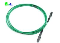 China OM5 Multimode PVC Patch Cord Fiber Jumper Duplex 1m MTRJ To MTRJ High Anti Tensility for sale