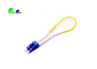 China LC SM 9 /125 2mm / 0.9mm Fiber Optic Loopback Cable LSZH Collocated with 10G or 40G or 100G LC/UPC interface transceiver for sale