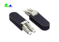 China LC - LC MM Fiber Optic Loopback  OM1 62.5 / 125 , OM2 50 / 125 With Black Plastic Shell for sale