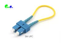 China SC - SC Optical Fiber Patch Cable LSZH Duplex Collocated With SC/UPC Interface Transceiver for sale